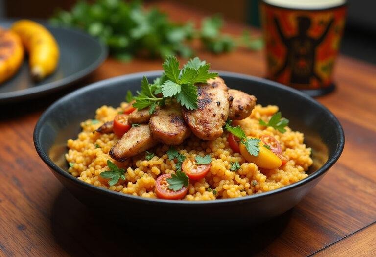 Black Panther Jollof Rice Bowl - Hollywood Recipes