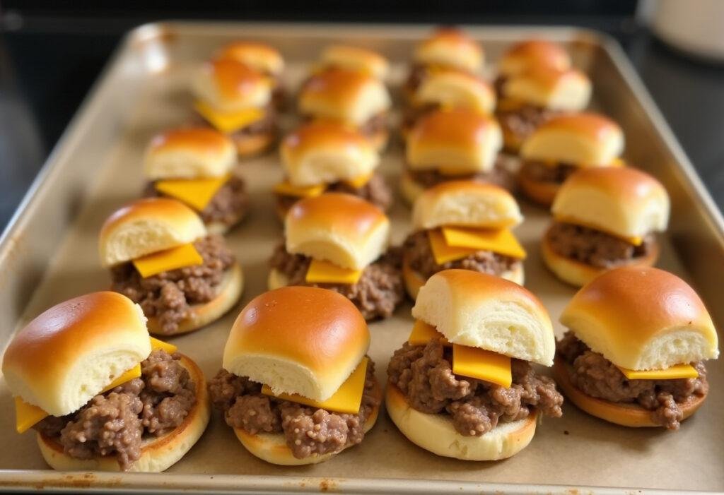 Rocky Balboa Philly Cheesesteak Sliders - Hollywood Recipes