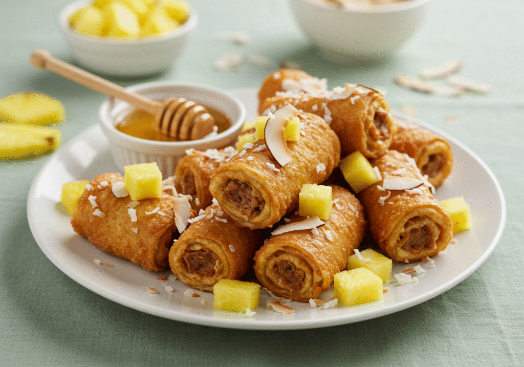 Lilo and Stitch Hawaiian Roller Coaster Ride Rolls - Hollywood Recipes