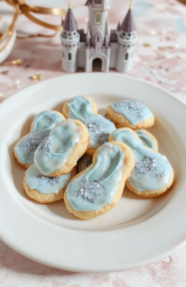 Cinderella Glass Slipper Sugar Cookies - Hollywood Recipes