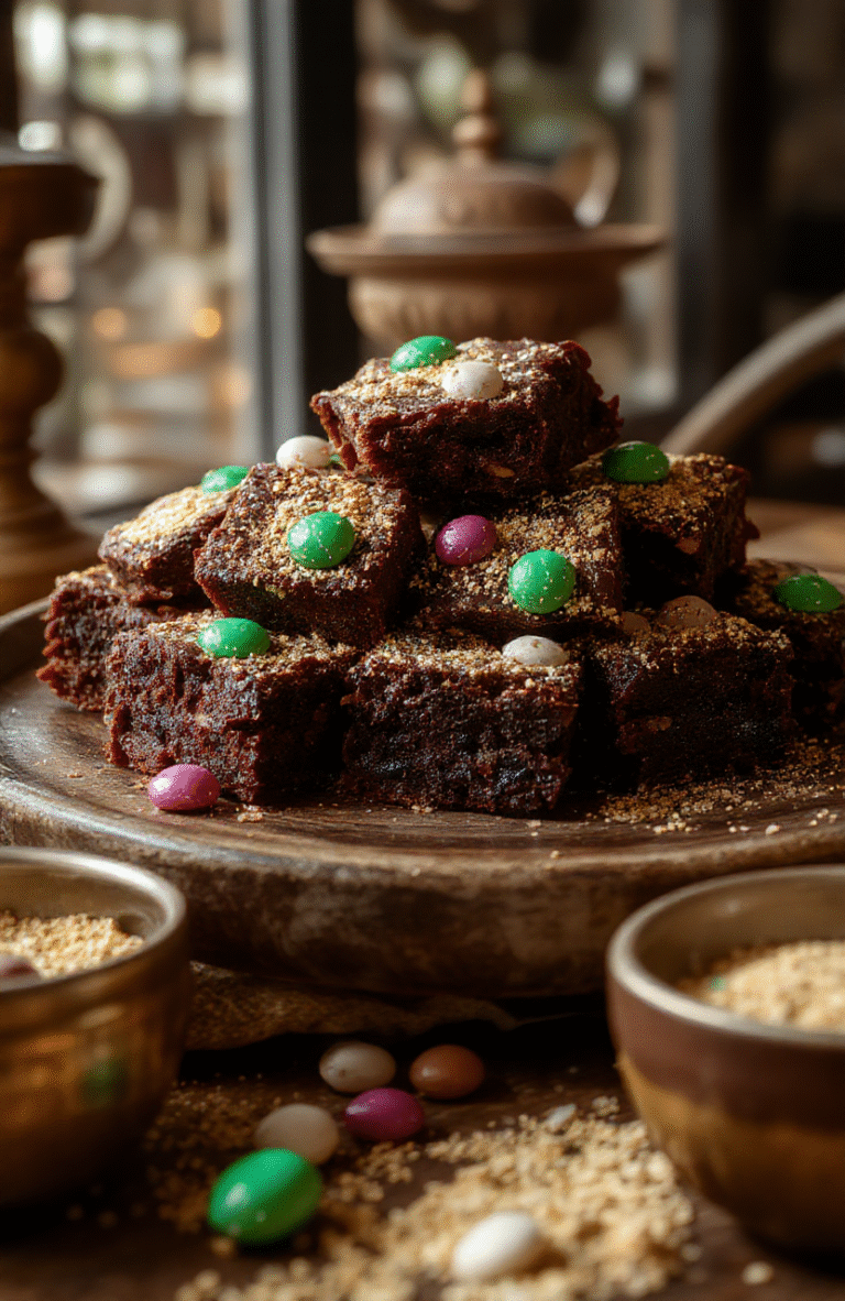 Aladdin Diamond in the Rough Brownies - Hollywood Recipes