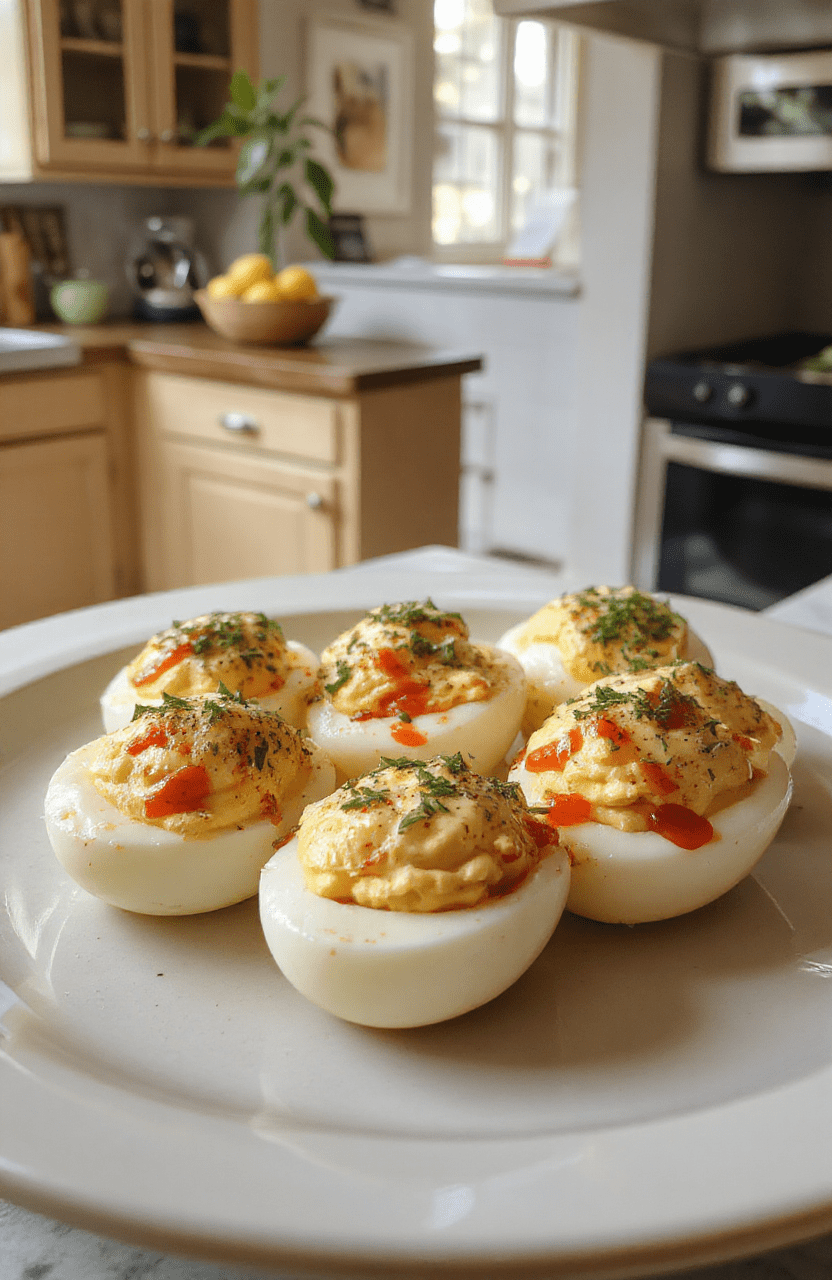 Mad Men Deviled Eggs - Hollywood Recipes